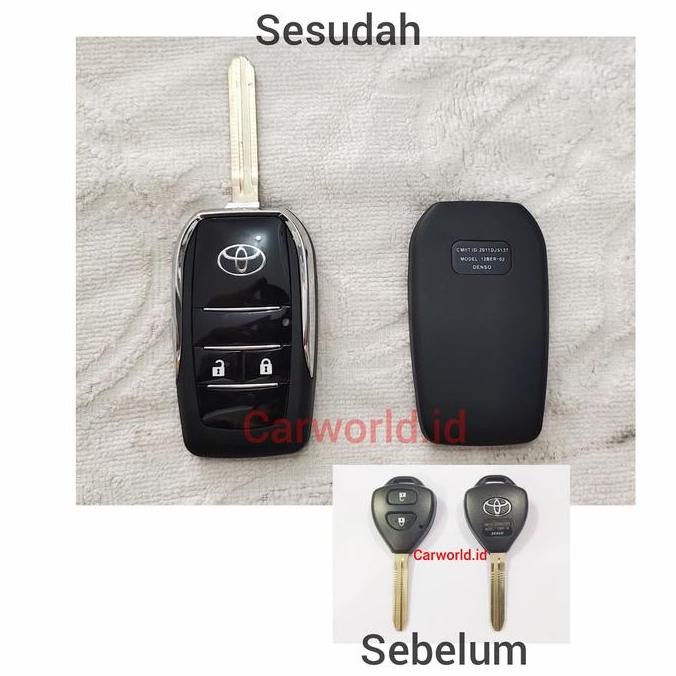 Jual BEBAS ONGKIR - Casing Kunci Cover Remote Toyota Innova Fortuner 2 ...