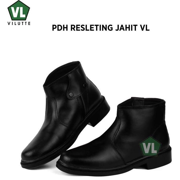 Jual Sepatu Pdh Resleting Sleting Dop Sepatu Security Satpam Polisi ...