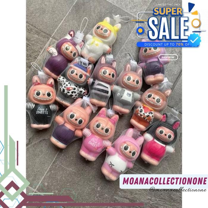 Jual MAINAN SQUISHY LABUBU PENCET SLOWMO LABUBU LUCU MAINAN PENCET ...