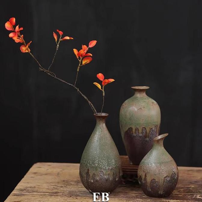 Jual Vas Bunga Modern Minimalis / Nature Crude Pottery Vase EB Home 928 ...