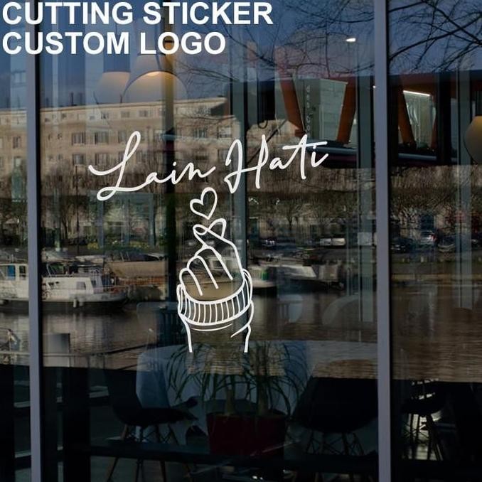 Jual Cutting Sticker Custom Desain Sendiri untuk Kaca dan Dinding Cafe ...