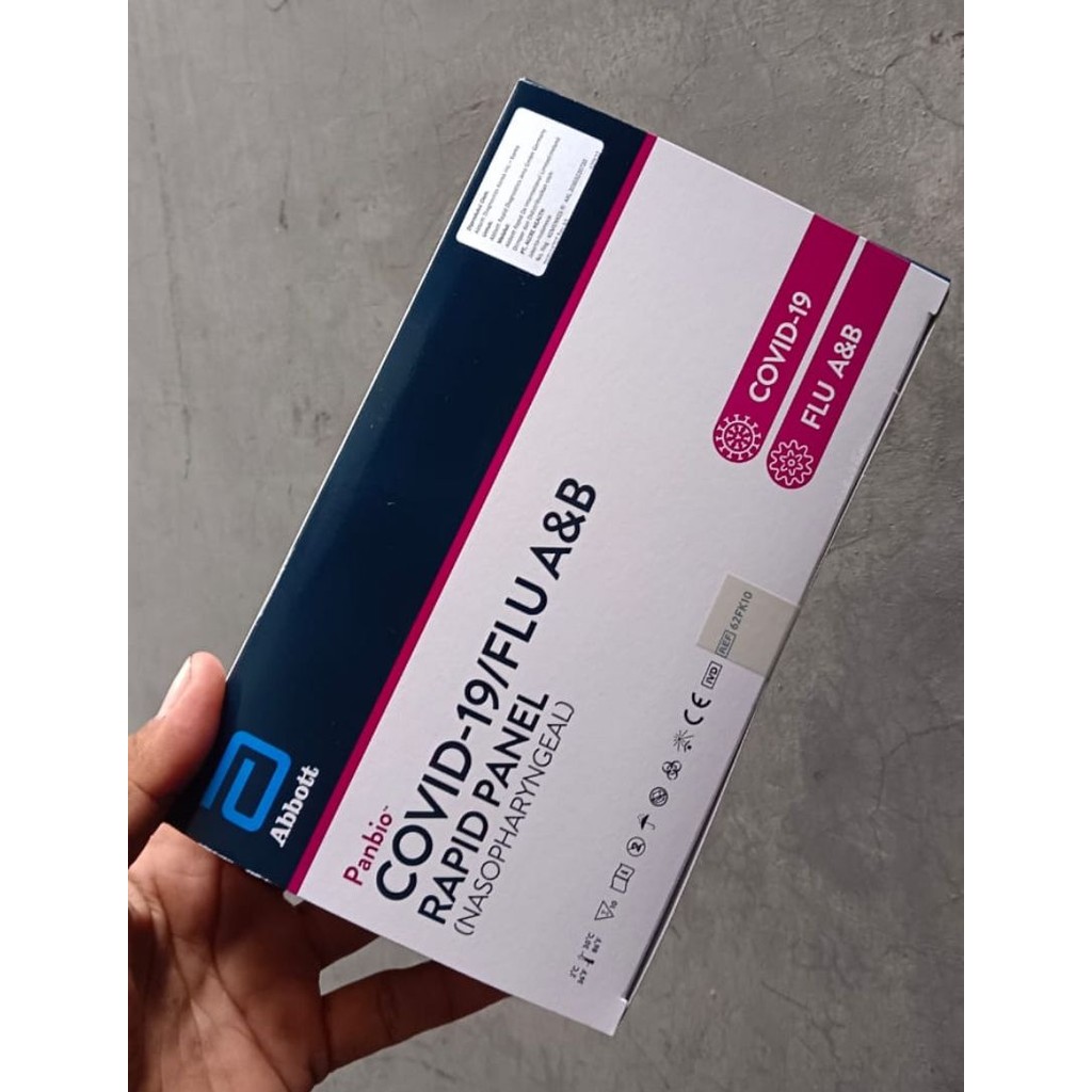 Jual Abbott Panbio Flu Antigen isi 10 Pendeteksi Flu A&B / Covid - 10 ...