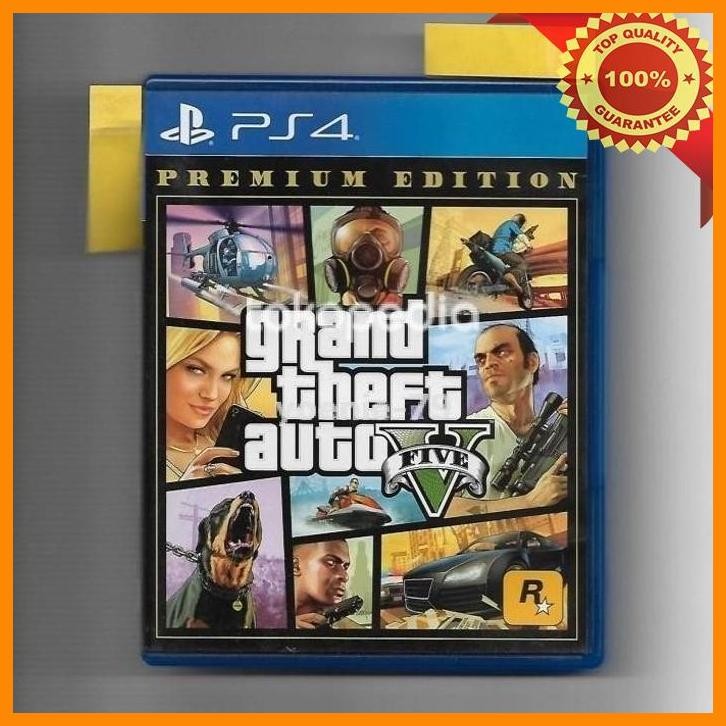 Jual [SUN] GTA V / GTA 5 - KASET PS BD GAME PLAYSTATION PS4 SECOND | Shopee Indonesia