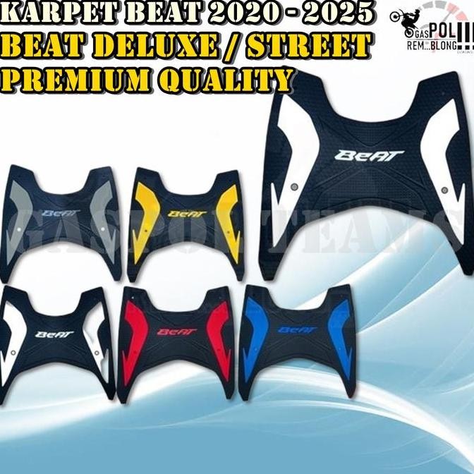 Jual Terbaru KARPET BEAT NEW DELUXE STREET ABS CBS ISS KEYLESS KEY LESS BORDES PIJAKAN ALAS KAKI ...