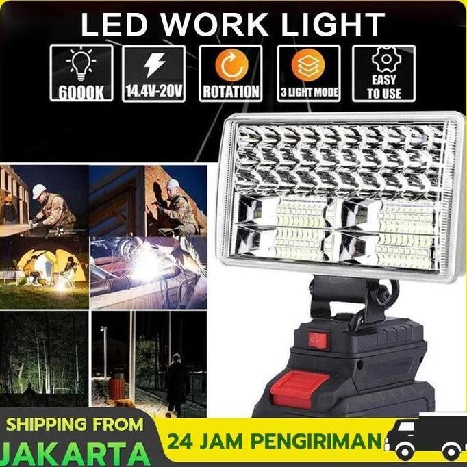 Jual tersedia ,kirim sekarang lampu led portable lamp baterai 21v 48vf ...