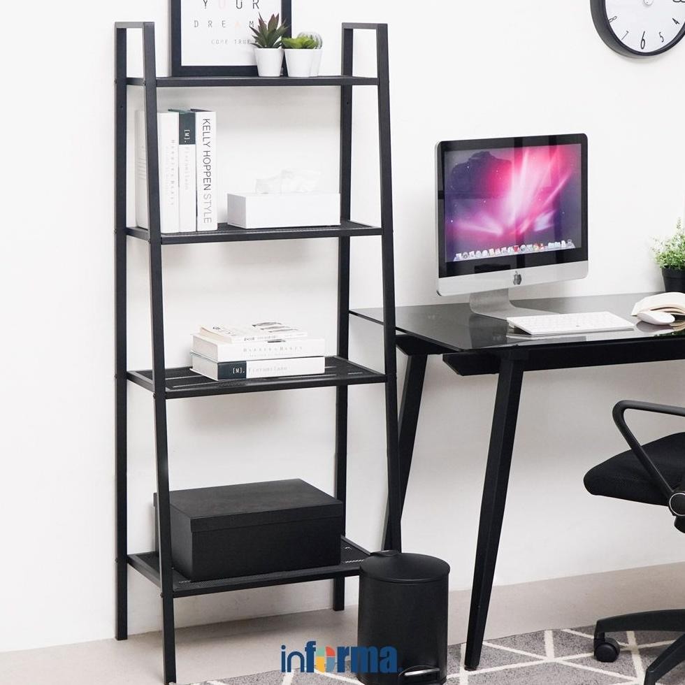 Jual Informa Libie Rak Besi 4 Tingkat - Hitam Storage Rack Metal Tempat ...