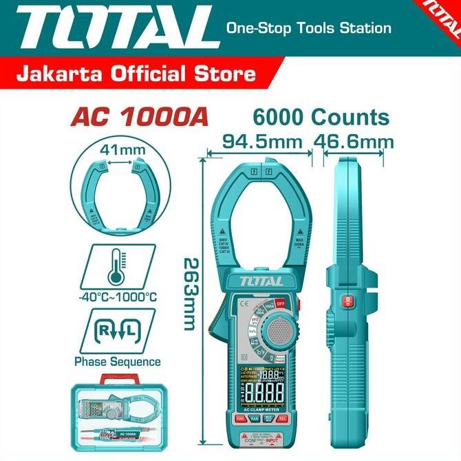 Jual Total Digital Ac Clamp Meter Tmt7610001 - Tang Ampere Digital ...