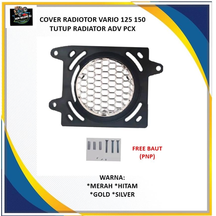 Jual Ready Cover Radiator Vario 125 150, Tutup Radiator Adv Pcx (61 ...