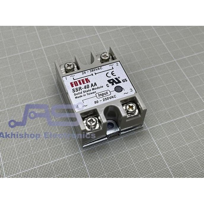 Jual Promo FOTEK Single Phase Solid State Relay SSR AC Control AC AA ...