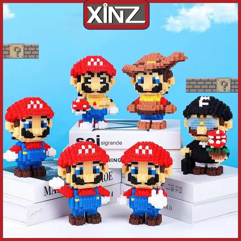 Jual XiNZ Mainan Mario Nano Blocks DIY Karakter Kartun Hadiah Kado Anak ...