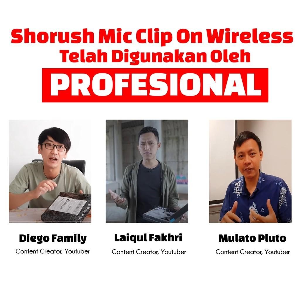 Jual Homexa Mikrofon Mic Clip On Wireless Uhf 2.4G Presentasi Tur Imam Masjid Musholla | Shopee ...