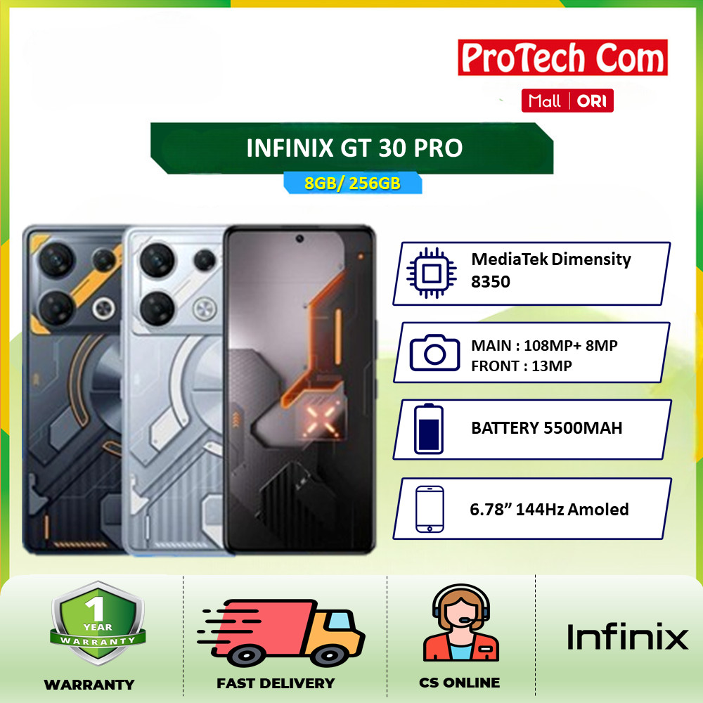 Jual Infinix GT30 Pro 5G 8/256GB | MediaTek Dimensity 8350 5G - Garansi ...
