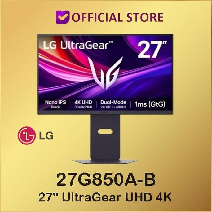 Jual Produk Baru!! Monitor LG 27" 27G850A-B UltraGear UHD 4K Nano IPS ...