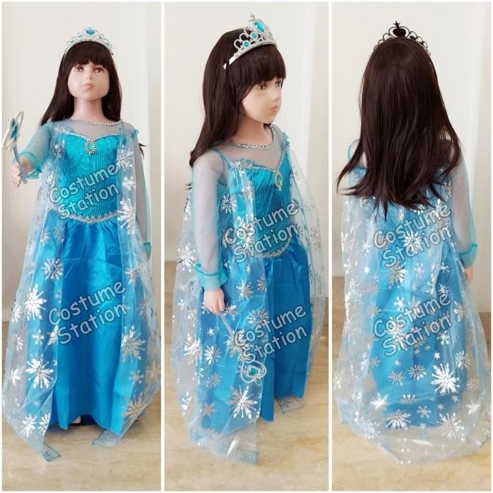 Jual Ks - Kostum Elsa Frozen / Costume Disney Princess Elsa Anak ...