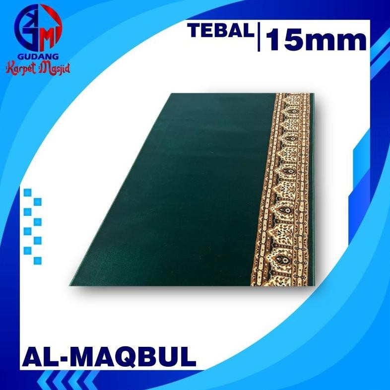 Jual NEW!!! Karpet Masjid Al Maqbul Tebal 15mm Rollan 6m / Karpet Sajadah / Karpet Mushola ...