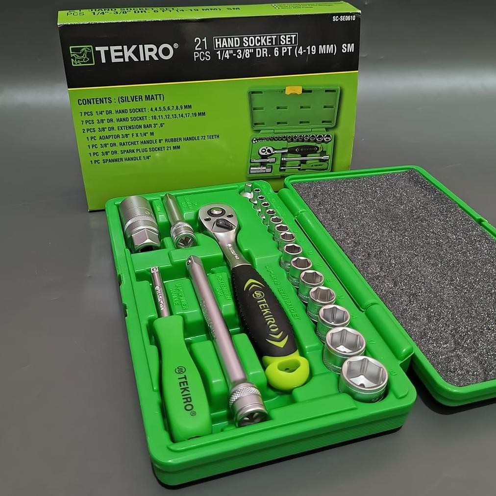 Jual Kunci Tok Tekiro 24Pcs 8-32 6Pt Box Plastik - Hand Socket Set Tekiro ( Ready Cod ) Kunci ...