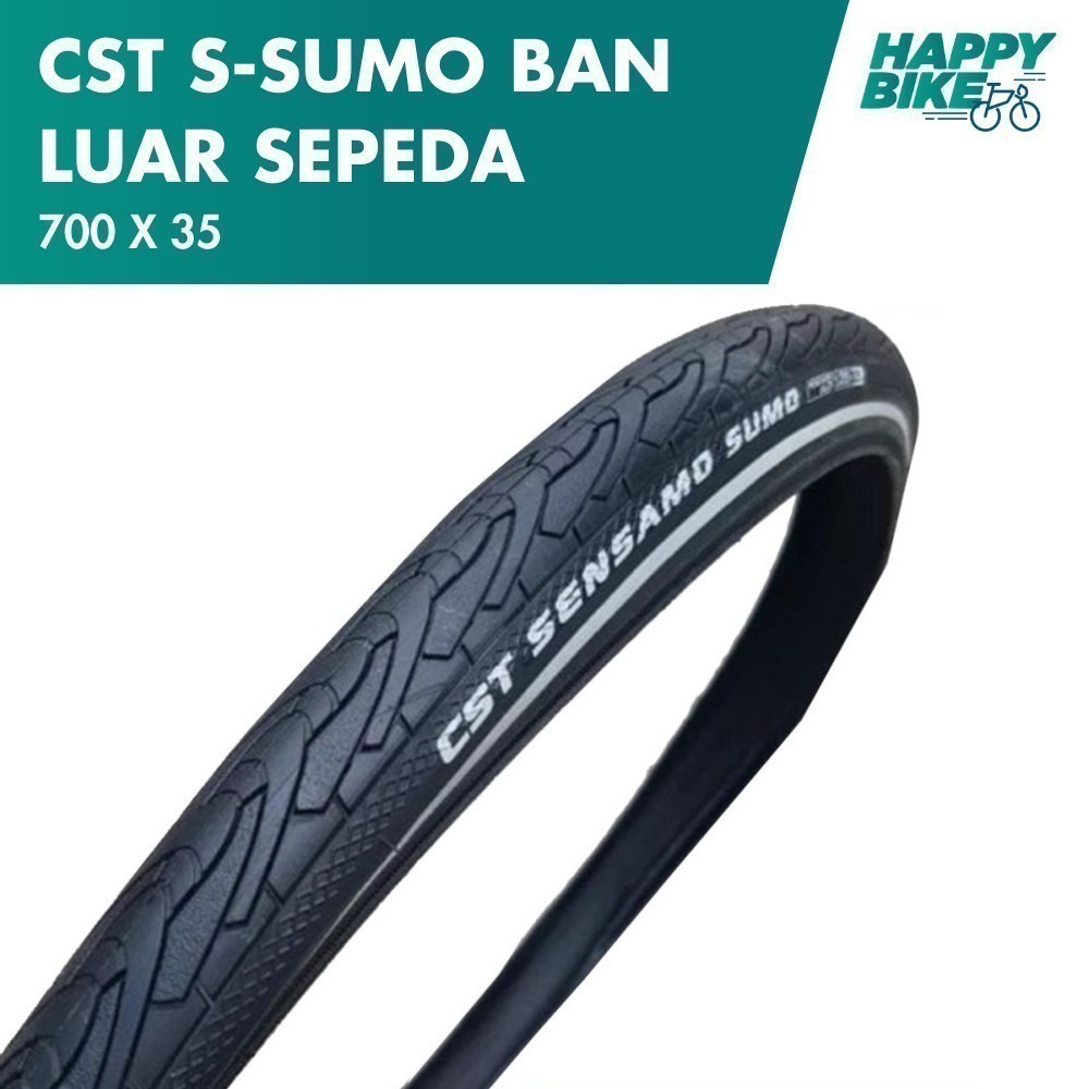 Jual CST Tire Ban Luar Sepeda Road Bike Gravel City Bike Sensamo Sumo 700 x 35 | Shopee Indonesia