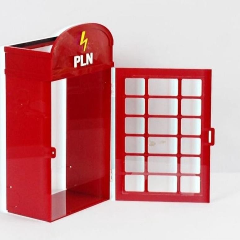Jual NEW!!! Box Meteran Token Besar/ Model British Thelephone booth ...