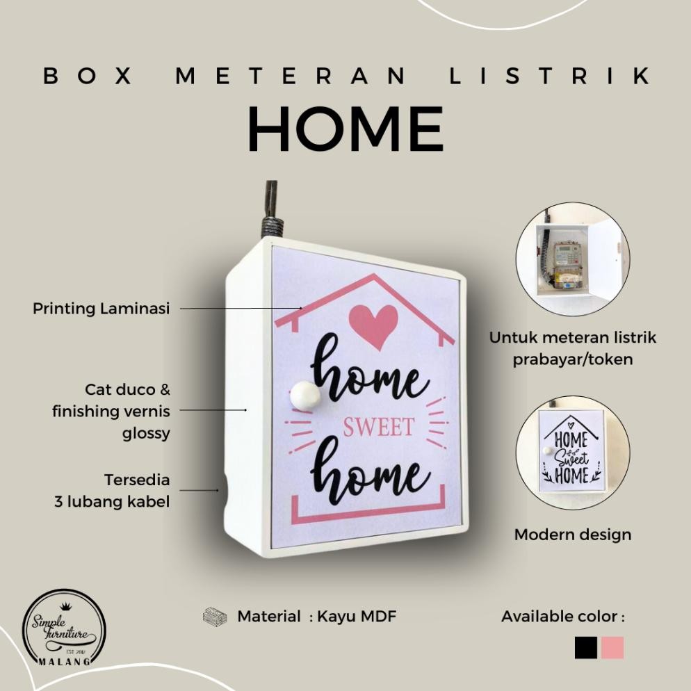 Jual NEW!!! Box Meteran Listrik Home (Untuk Meteran Prabayar/Token dan ...