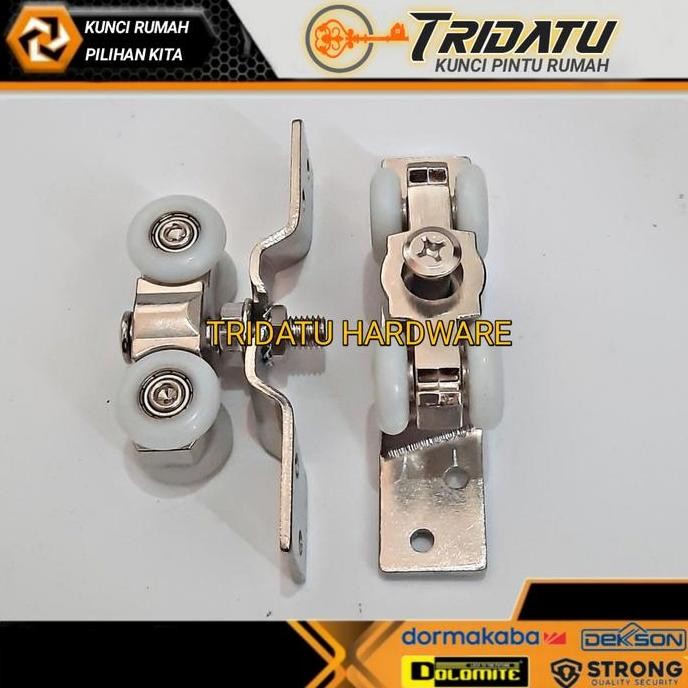 Jual RODA REL PINTU GESER TWIN ORIGINAL RODA HUSKY PREMIUM RODA SLIDING ...