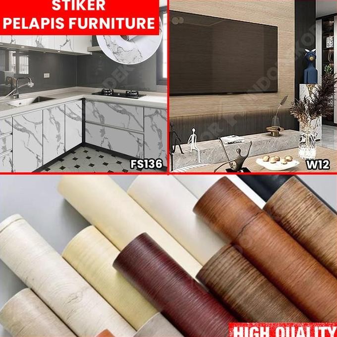 Jual Sticker Decosheet Pvc Pelapis Meja Furniture Hpl Kayu Muda ...