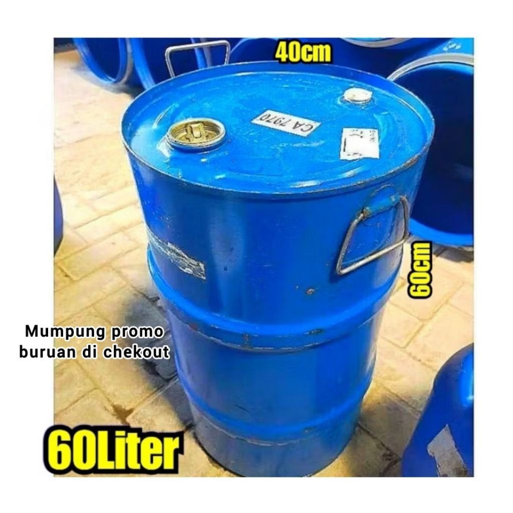 Jual tong besi 60 liter - drum besi 60 liter bahan super tebal - tong ...
