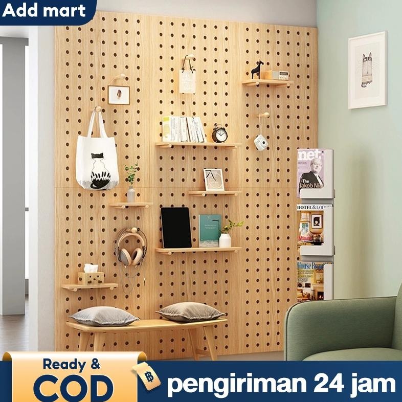 Jual Rak Dinding Minimalis Rak Dinding Tempel Pegboard Lubang ...
