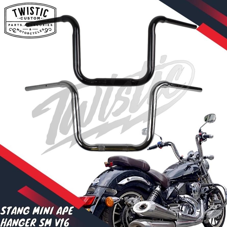 Jual Stang Mini Ape Hanger Tinggi PnP Motor SM V16 / V16 Plus Custom ...