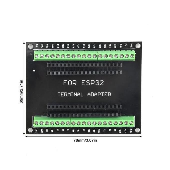 Jual 38Pin Terminal GPIO Expansion Board Breakout for ESP32 Dev Board ...