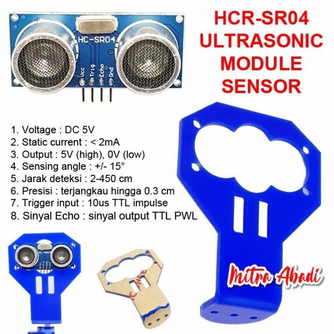 Jual HC-SR04 ULTRASONIC RANGING SENSOR MODULE / MODUL SENSOR ULTRASONIK ...