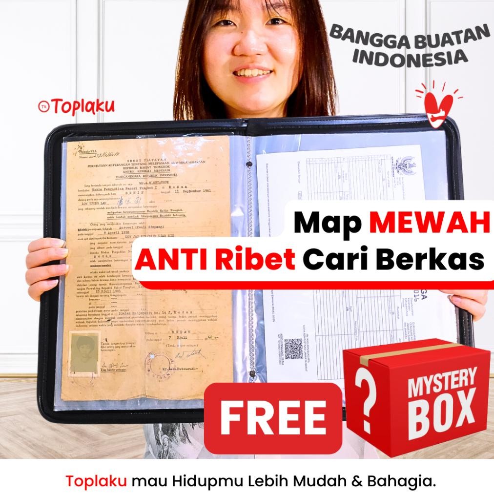 Jual Map Dokumen Keeper Ijazah RESLETING ANTI AIR Document Clear Holder ...