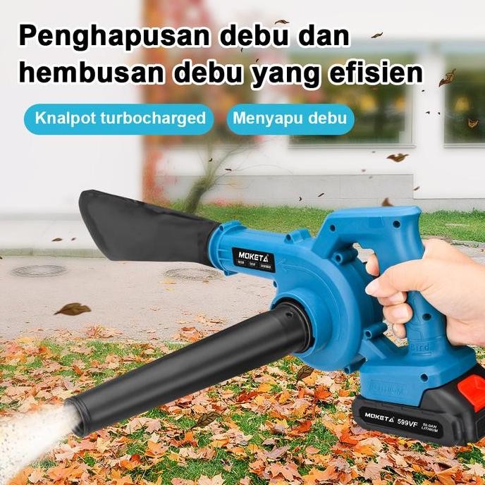 Jual Mesin Blower Baterai 599V 2 In 1 Meniup / Menghisap Blower Keong ...