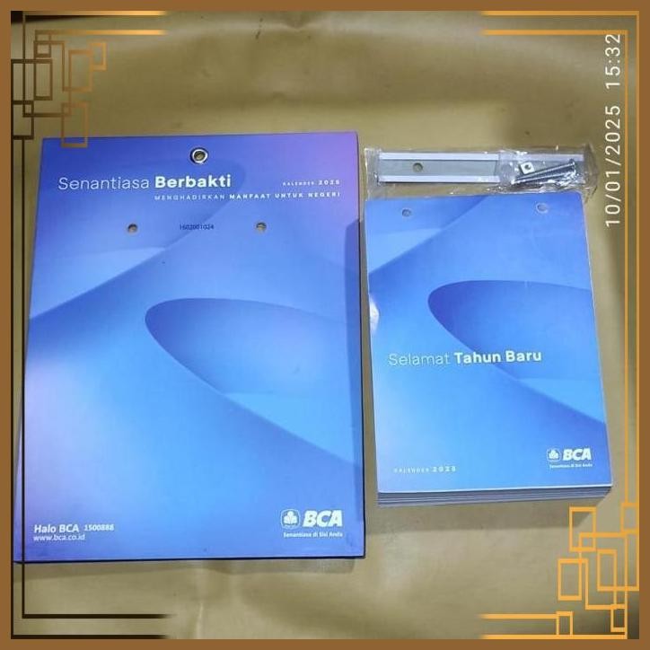 Jual [BLG] KALENDER MEJA TANGGALAN BULANAN EXCLUSIVE BANK BCA 2025 ...
