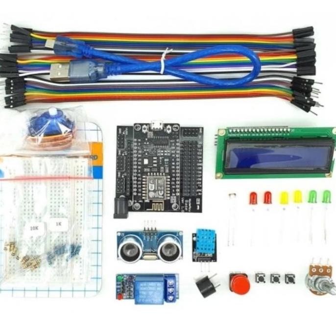 Jual Paket Kit Iot Trainer Internet Of Nodemcu Lolin V3 V2 Esp8266 Belajar | Shopee Indonesia