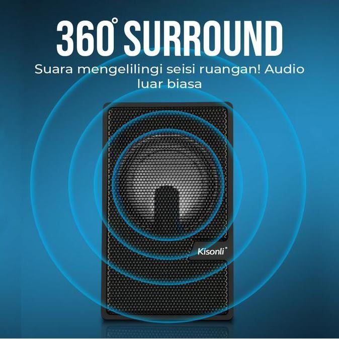 Jual KISONLI Gaming Spiker Speaker Laptop / Komputer S555 Strong Bass And Compatibility Pc ...