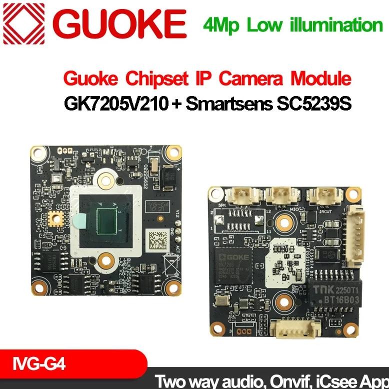 Jual Xmeye 4Mp Ip Camera Board Smartsens Sc5239S Goke Module H.265 Ai ...
