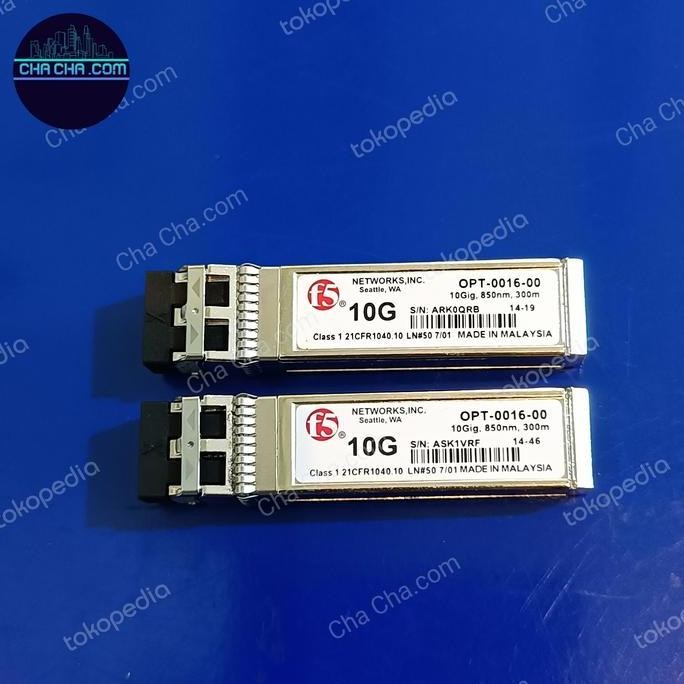 Jual Sfp F5 Networks Otp 10G-0016-00 10Gbase-Sr Sfp+ New Stok | Shopee ...