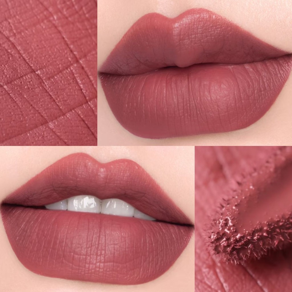 Jual Low Saturation Gray Pink Metallic Barbie Matte Lip Mud Brightening ...