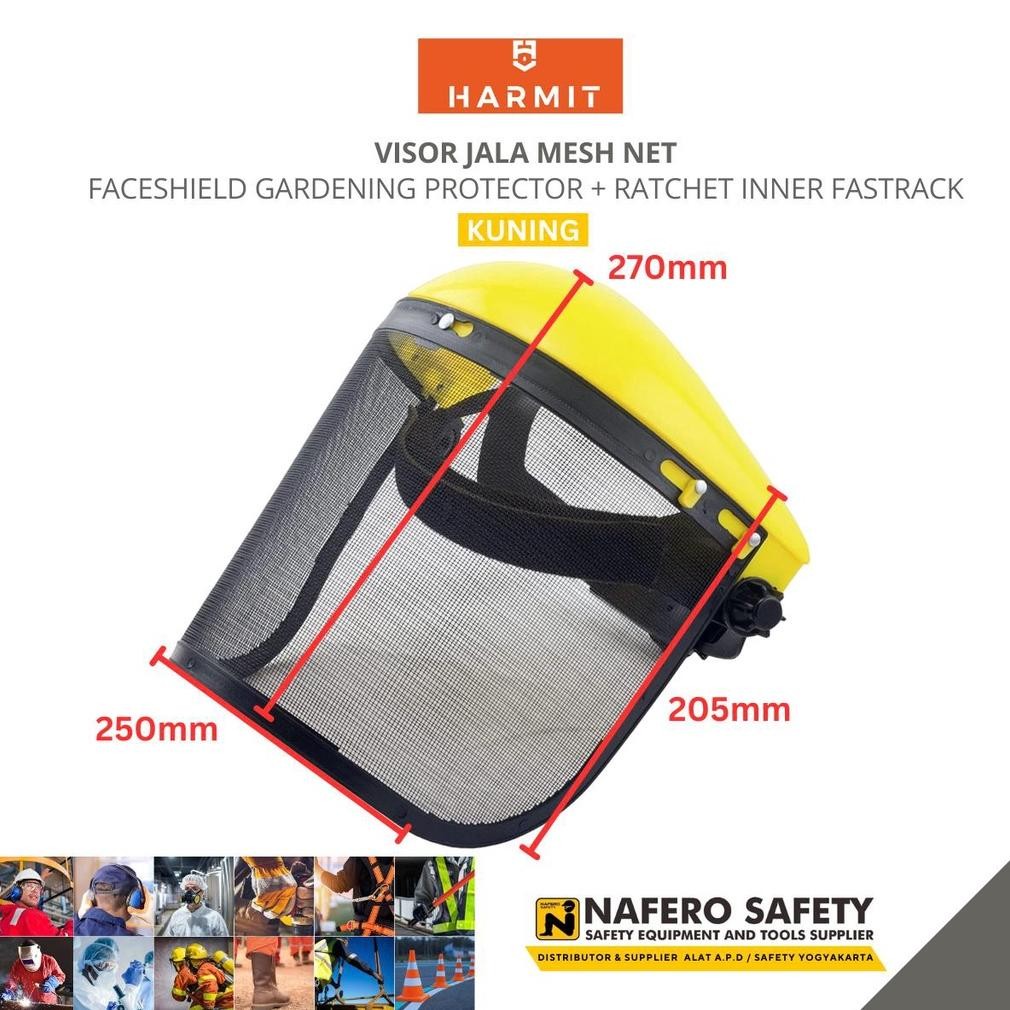 Jual Faceshield Safety Set Perkebunan Anti Serangga Pelindung Wajah ...