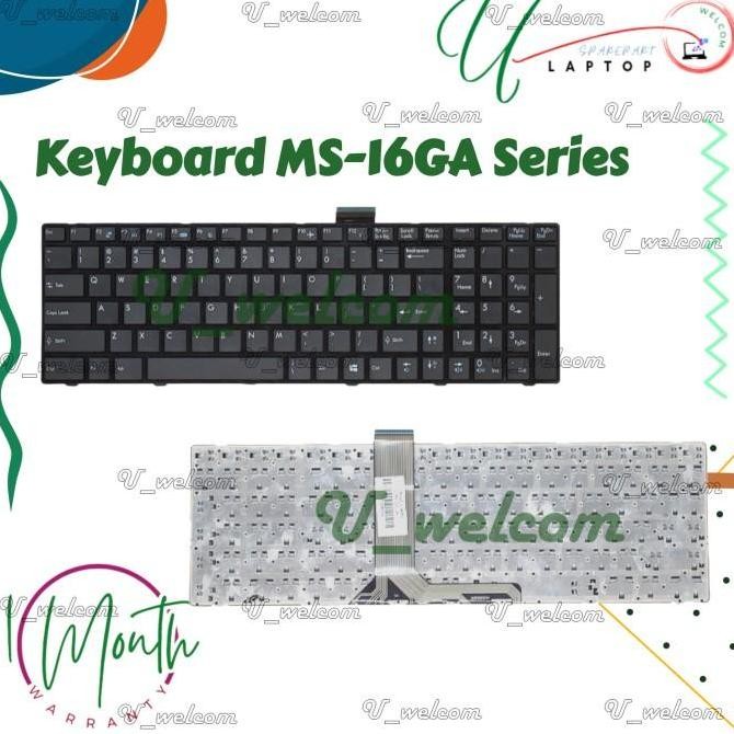 Jual Keyboard MSI MS-16GF MS-16GH MS-16GA MS-16GB MS-16GC MS-16GD ...