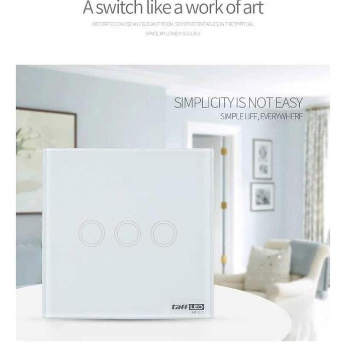 Jual Tersedia Saklar touch screen Saklar Hotel Saklar Lampu Luxury ...