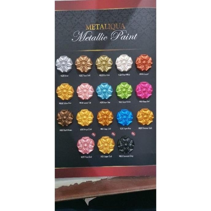 Jual (Expert) CAT EMAS METALIK METALIQUA METALLIC LIS LIST GYPSUM ...