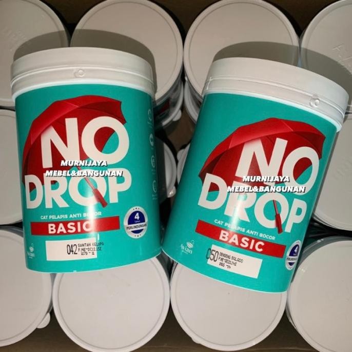 Jual (Expert) NO DROP BASIC 1KG CAT WATERPROOF PELAPIS ANTI BOCOR ...
