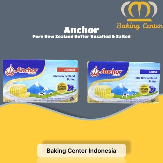 Jual (Expert) Anchor Pure New Zealand Butter Salted dan Unsalted ...
