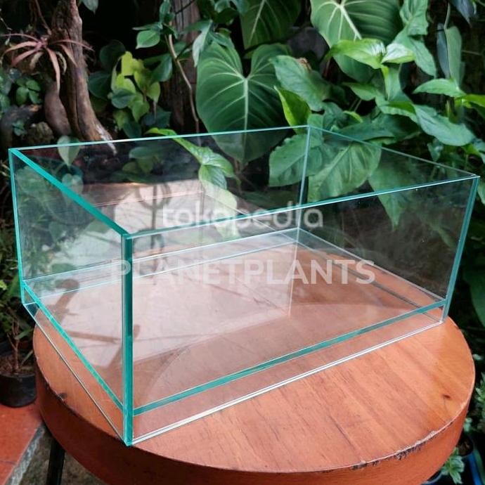 Jual A100 Shallow Glass Terrarium Vivarium Paludarium Tank Aquarium ...