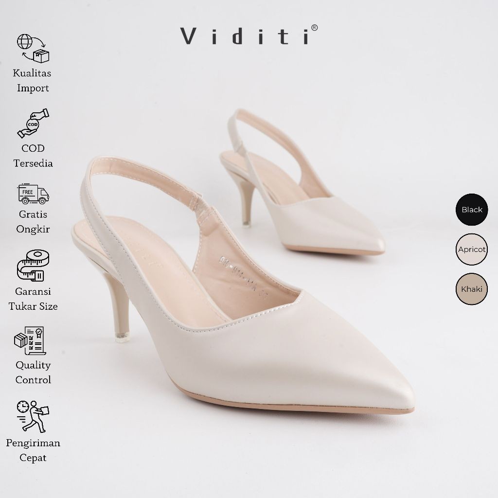 Jual Viditi Sella Doff Heels 6 cm | Shoes | Sepatu Import Wanita ...