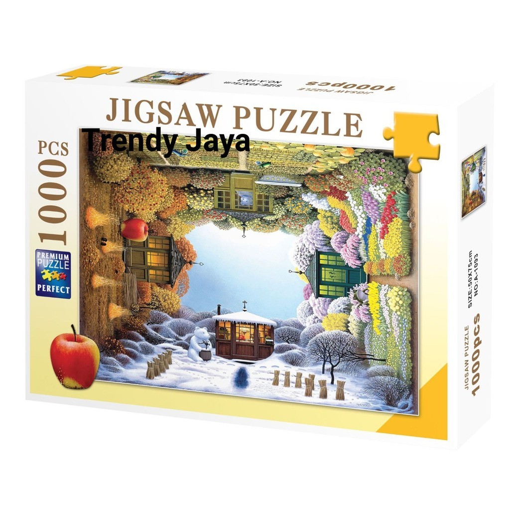 Jual Puzzle 1000 Pcs Jigsaw Puzzle Ukuran Besar 50 X 75 Cm Besar ( Four ...