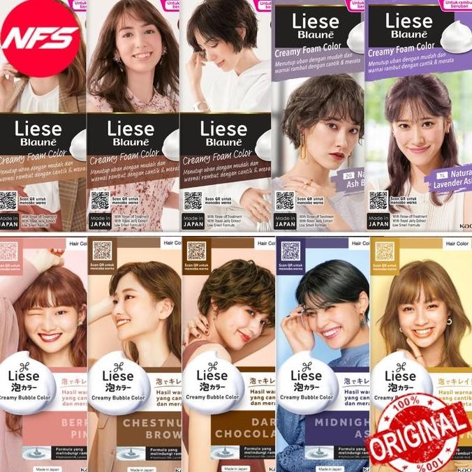 Jual LIESE Hair Color-Blaune/Bubble Creamy Foam-Cat/Pewarna/Semir ...