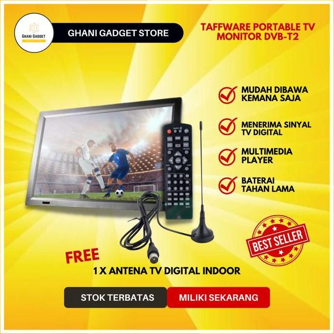 Jual TERMURAH - TV Portable Mini Led Monitor Televisi Kecil Portabel ...