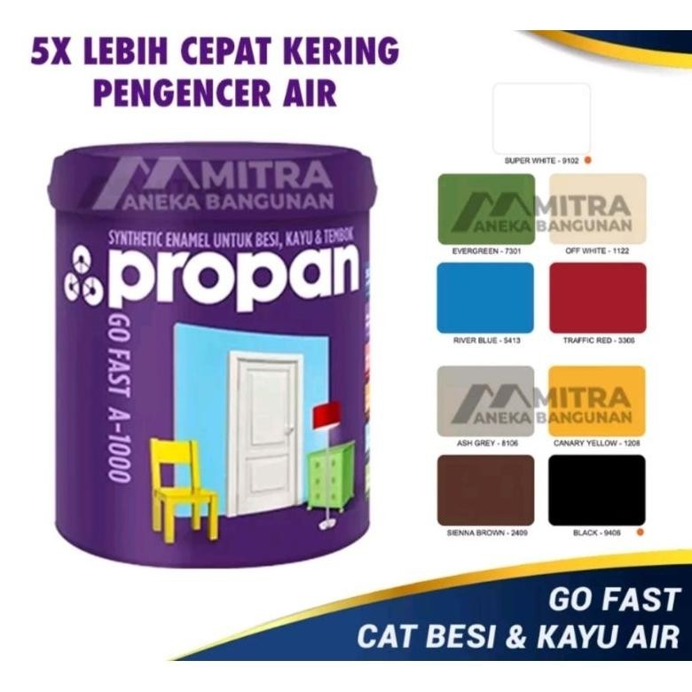 Jual Cat Propan Go Fast A -1000 Cat Besi Kayu Tembok 1Kg Waterbased Cat ...